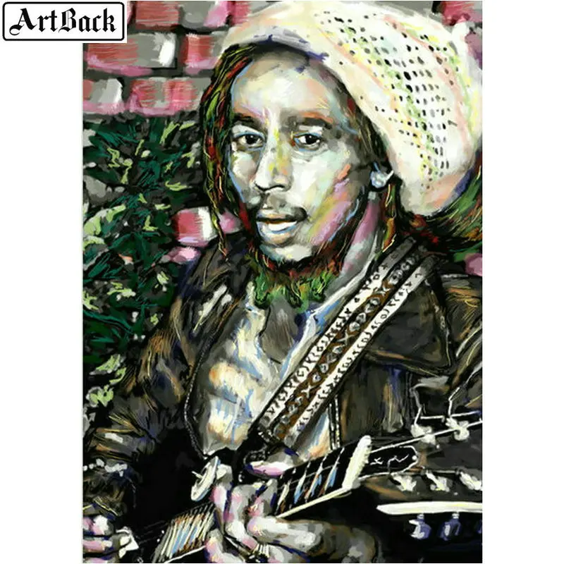 Bob Marley Lion Painting