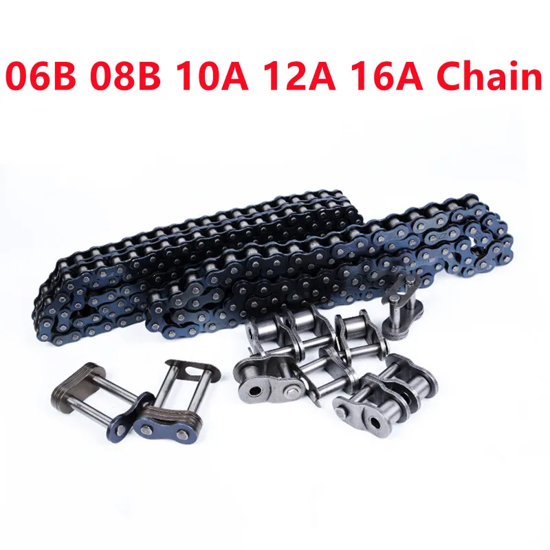 1PCS 1.5 Meter Simplex Roller Chain Duplex Roller Industrial Chain ...