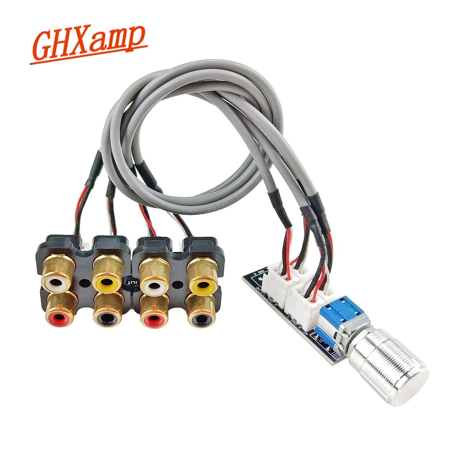 GHXAMP Preamplifier 3 Way Stereo Audio Source Switching Board Audio ...