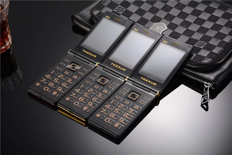 TKEXUN M2 Flip Metal Body Phone 3.0 Handwriting Screen Mobile Cellphone ...