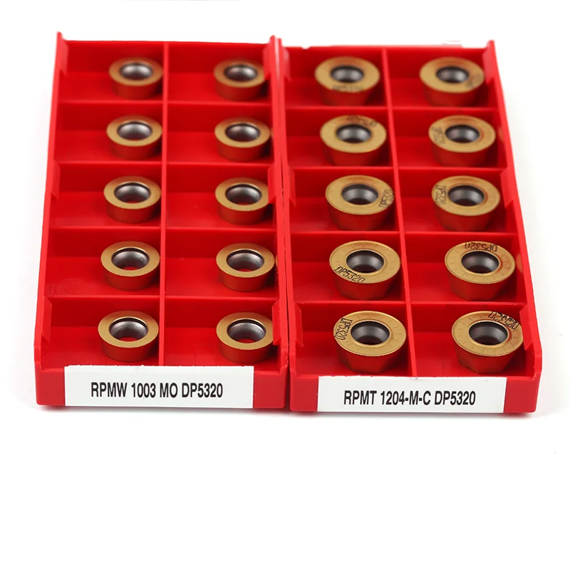 10pcs RPMW1003 RPMT1204 DP5320 DP5420 Carbide Milling Insert CNC Lathe ...