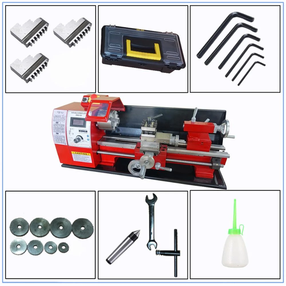 Lathe Machine1.1KW Mini Lathe with Brushless Motor WM210