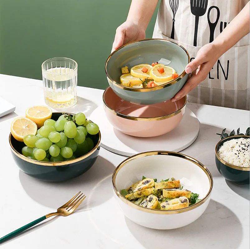 Nordic-Style-Meal-Bowl-Phnom-Penh-Color-Glazed-Noodle-Soup-Bowl-Simple ...