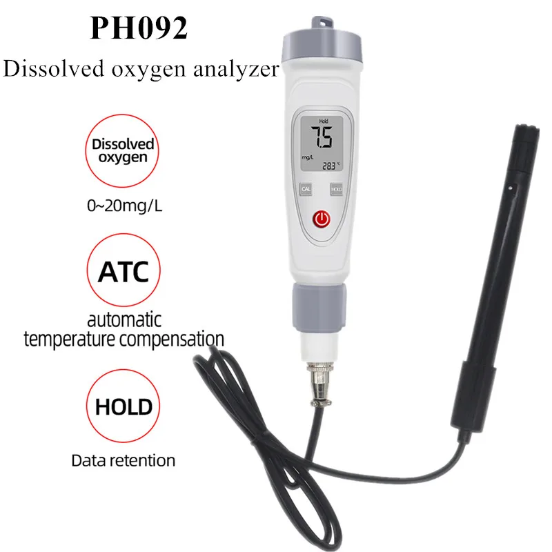 Portable Pen Type Dissolved Oxygen Meter Temperature Portable Pocket ...