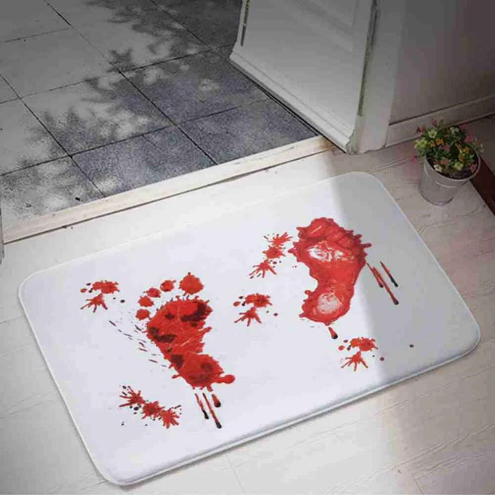 When Wet Blood Bath Mat