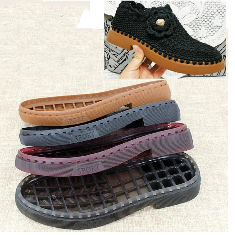 Woman Casual Rubber Sole Rubber Protector Elastic Heel Anti Slip Diy ...