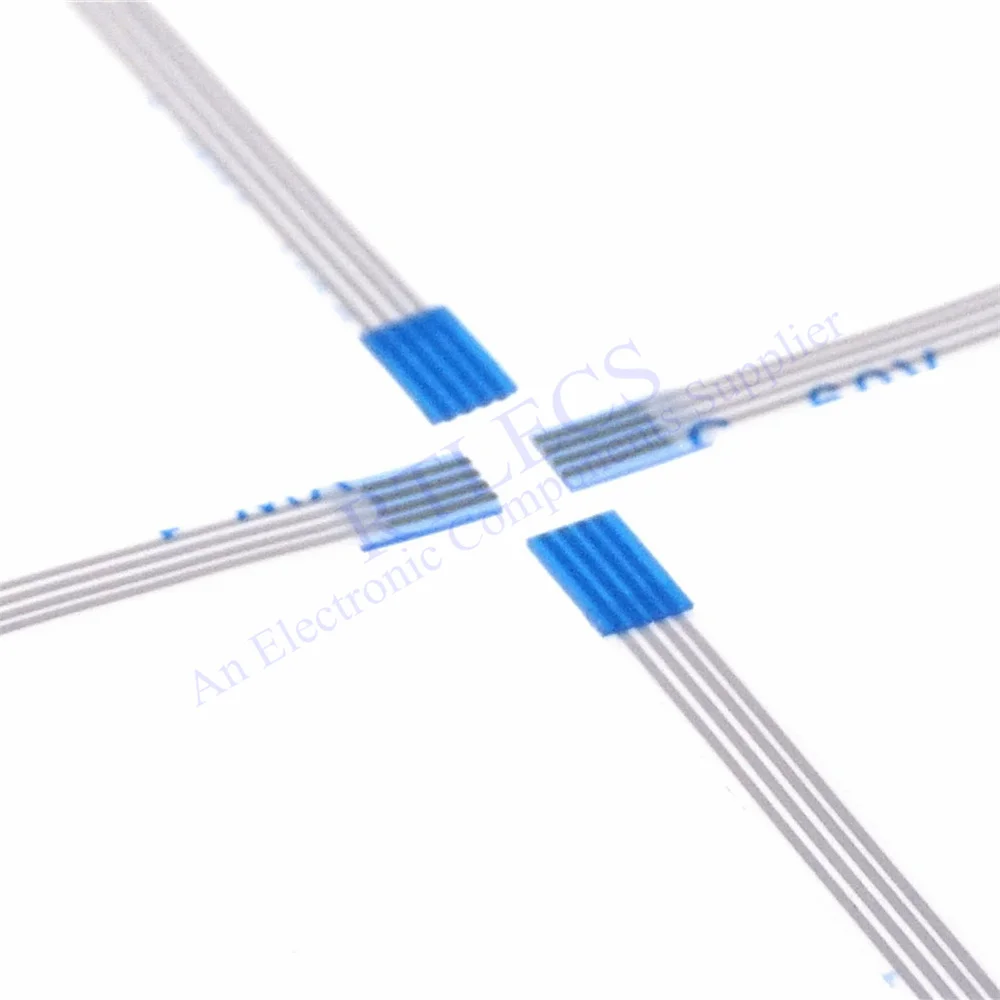 Cable plano Flexible FFC FPC de 100 piezas, 4 pines, 0,5mm, longitud de 60mm, 80, 100, 120, 150 ...