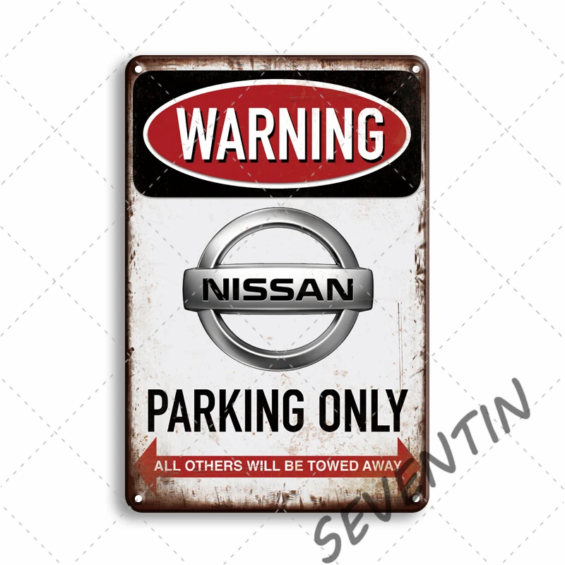 Home Décor Prints 740iL Parking Only All Others Will Be Towed With ...