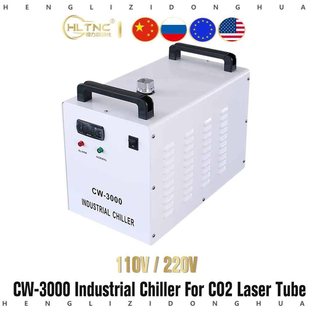 New 9L CW-3000 Thermolysis Industrial Water Chiller Cooler For CNC ...