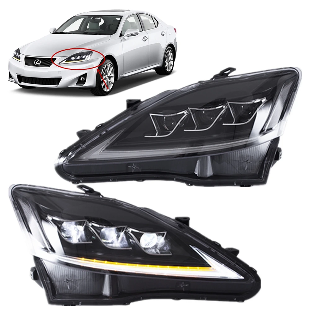 Car-Led-Headlights-For-Lexus-IS250-IS220D-IS350-2006-2013-IS-F-Base ...