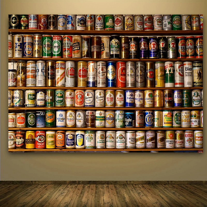 Beer Can Wall Art