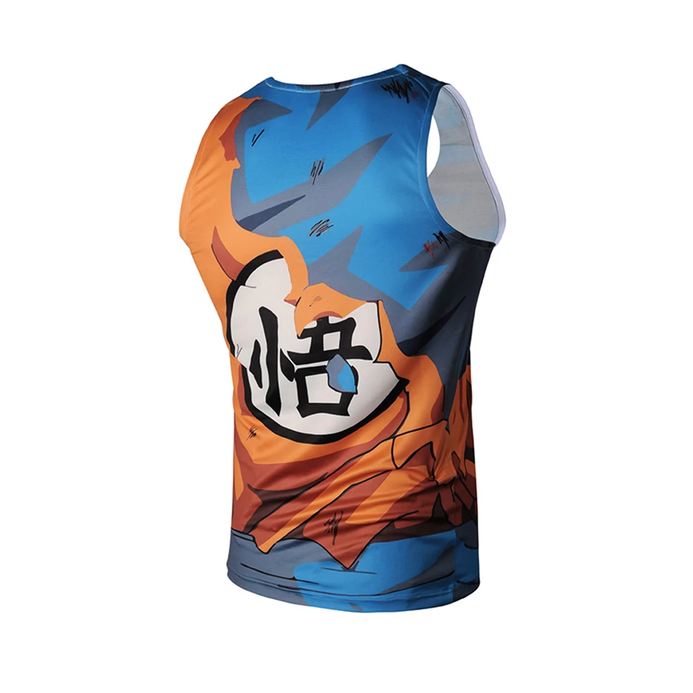 Anime Dragon Ball Z Angemon Son Goku Vest Cosplay Costume - AllCosplay.com