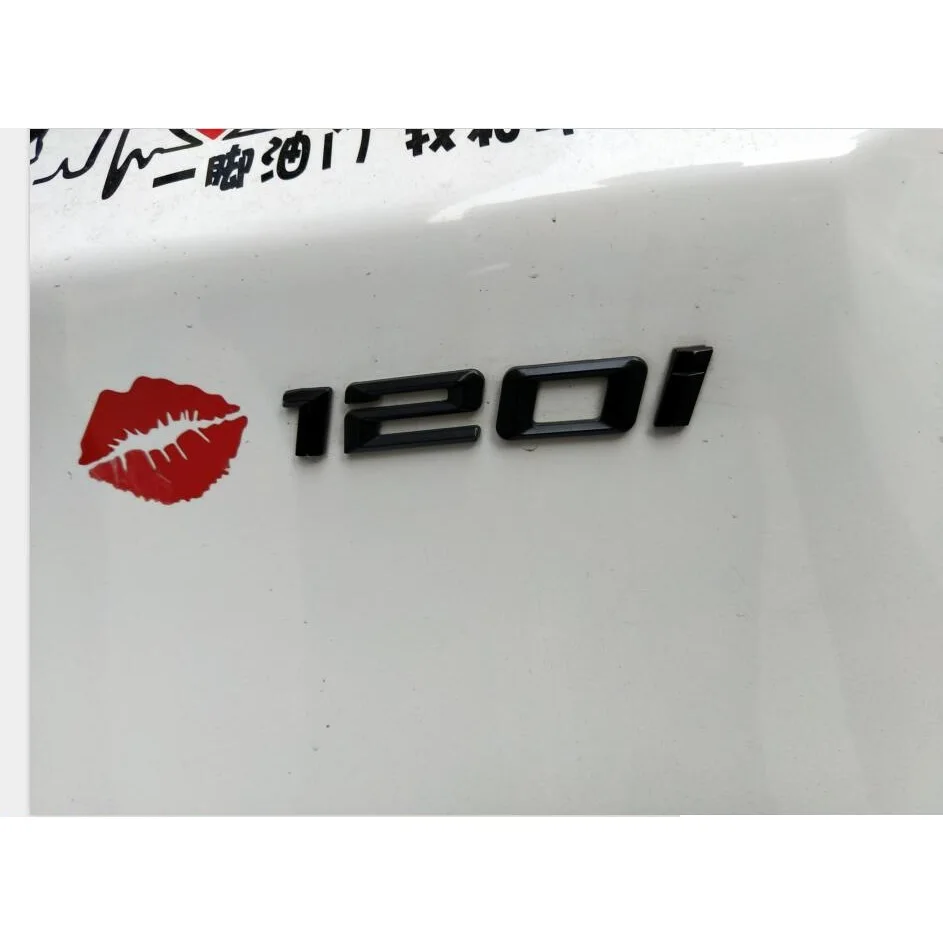 Automotive Gloss Black " 218 d " Number Trunk Letters Emblem Badge ...
