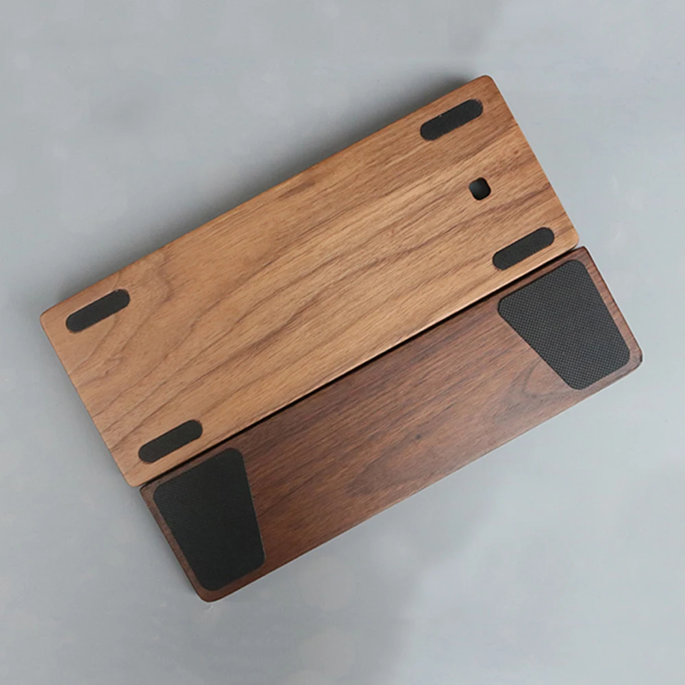 DIY GH60 Mechanical Gaming Keyboard Use Wood Case Yellow Rosewood ...