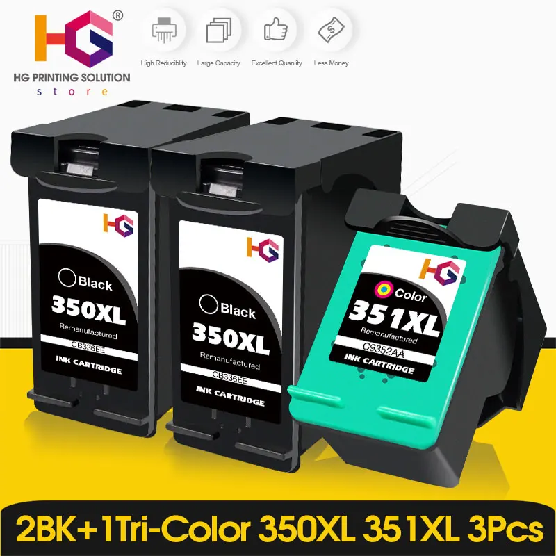 Remanufactured-For-HP-350-351-HP-350-XL-351-XL-Ink-Cartridge-For-HP ...