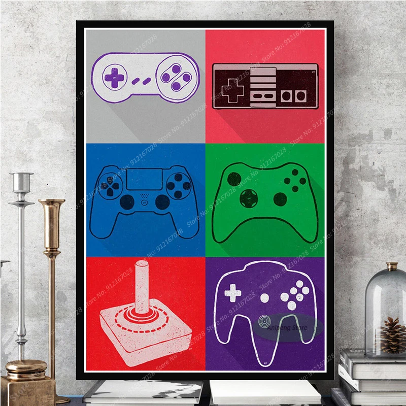 Video Game System Collage