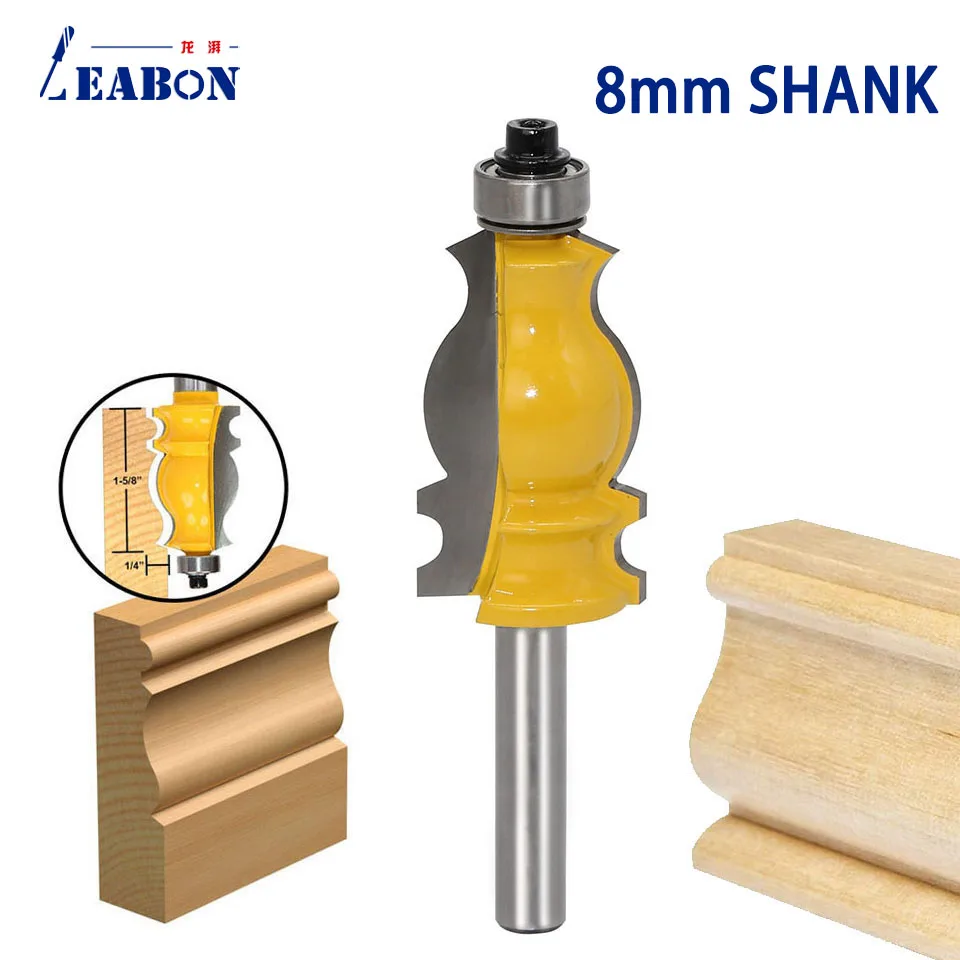 8mm-shank-Architectural-Cemented-Carbide-Molding-Router-Bit-Trimming ...