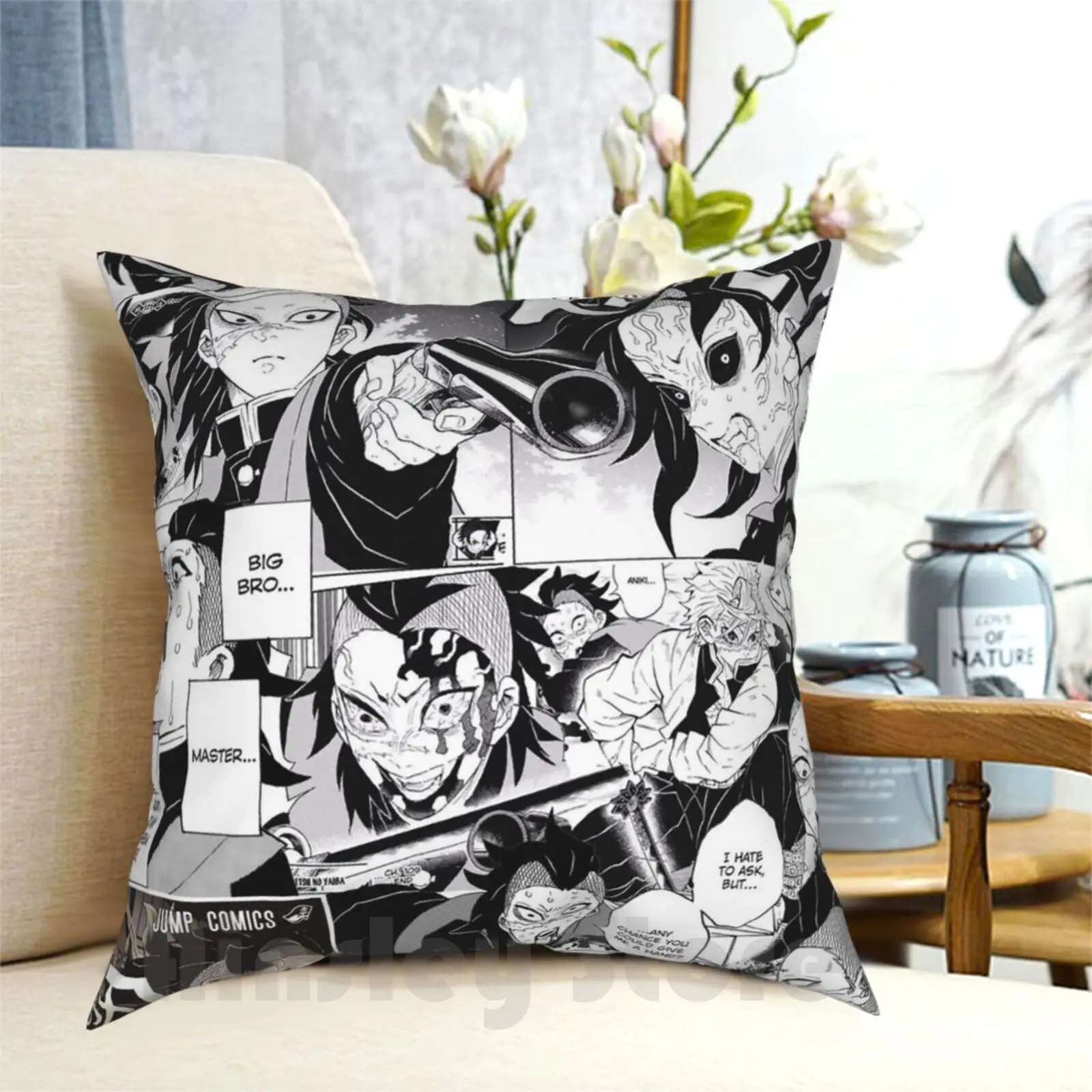Genya-Demon-Collage-Pillow-Case-Printed-Home-Soft-DIY-Pillow-cover ...