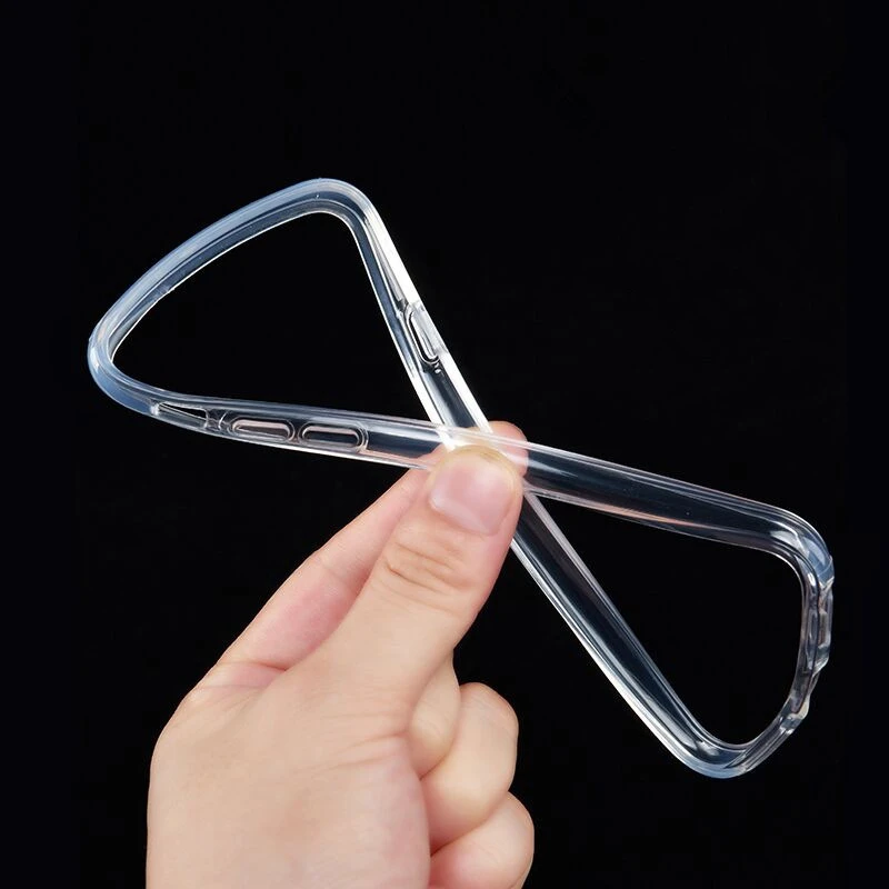 Slim Clear Silicone Bumper Frame For iphone 13 Pro Max 14 12 Mini ...