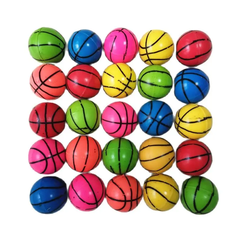 3cm 10pcs Children Toy Ball Colored Bouncing Ball Rubber Outdoor Toys ...