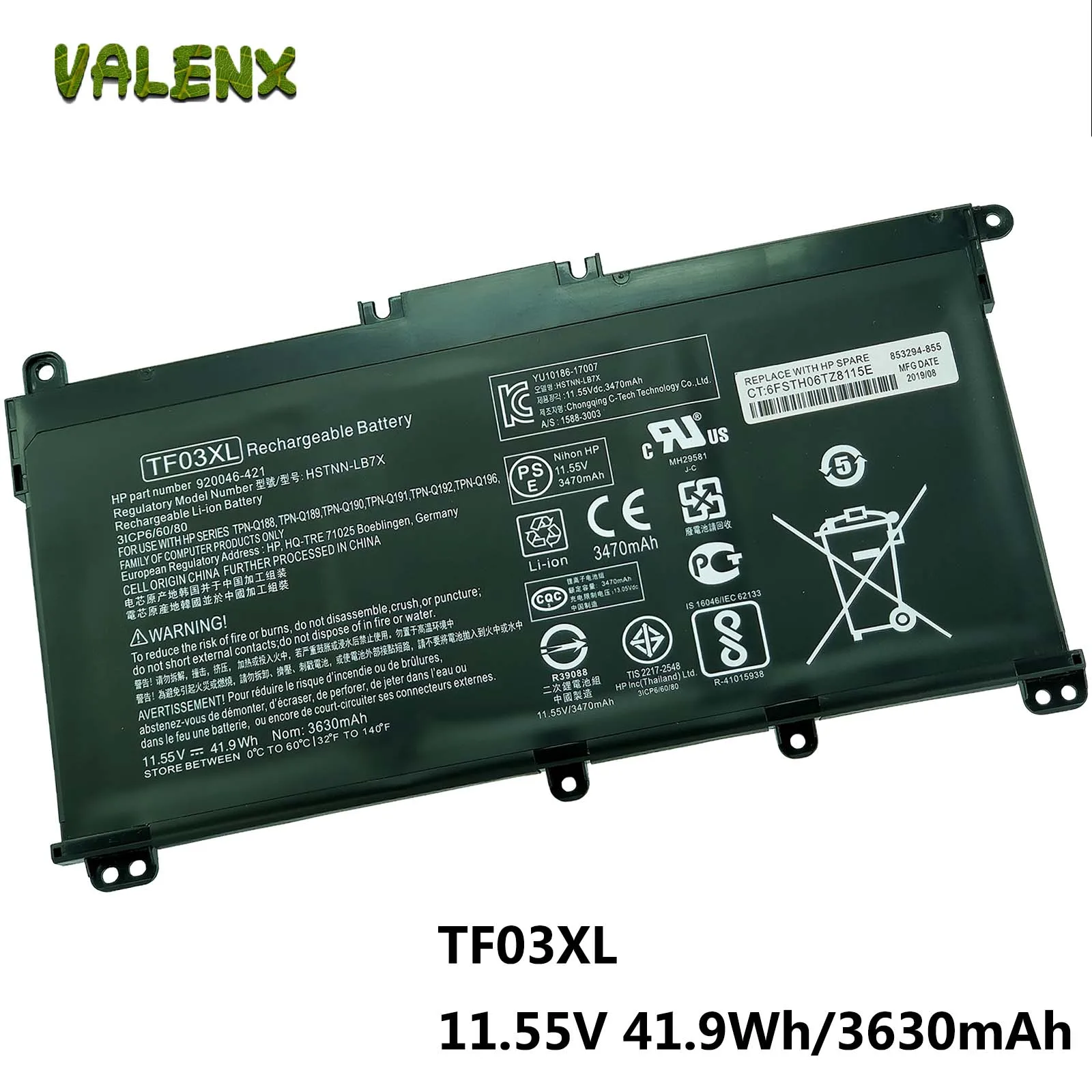 TF03XL-Laptop-Battery-for-HP-Pavilion-15-CC-15-CC023CL-CC0XX-15-CD-15 ...