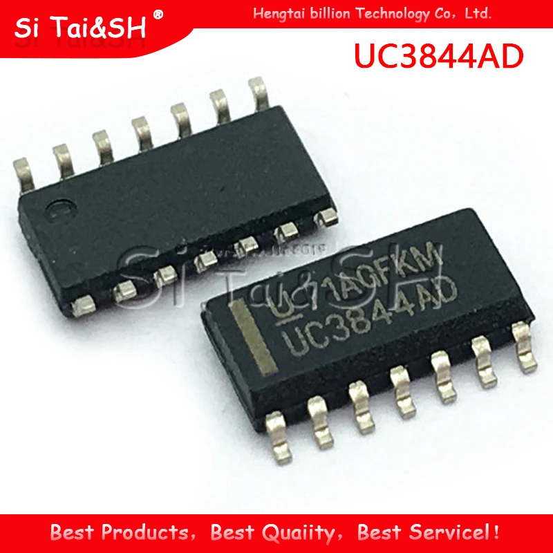 5PCS UC3844AD UC3844ADTR UC3844ADR UC3844 SOP14 Power supply PWM ...