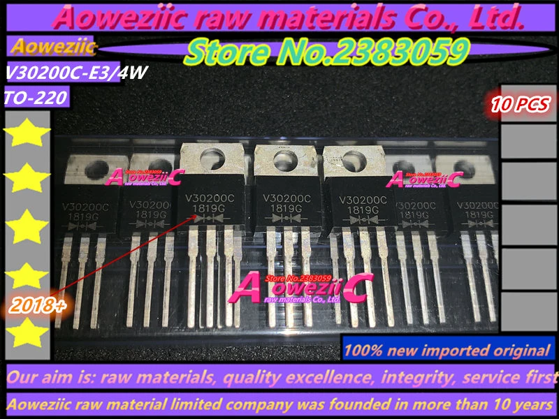 Aoweziic 2018+ 100% new imported original V30200C E3/4W V30200C TO 220 ...