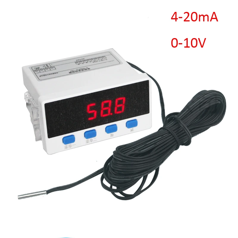 Digital Temperature Controller With 0-10v, 4-20ma Analog Signal Output ...