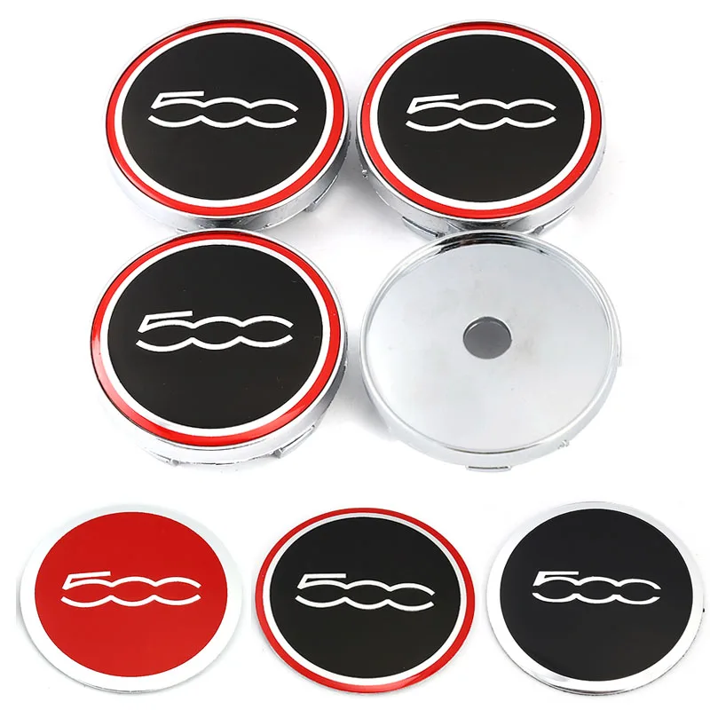 56mm-Car-Wheel-Center-Hub-Caps-Badge-Emblem-for-Fiat-500-Punto-Stilo ...