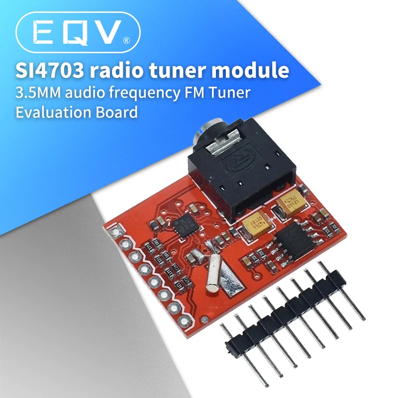 Si4703 RDS FM Radio Tuner Evaluation Breakout Module For WAVGAT AVR PIC ARM Radio Data Service ...
