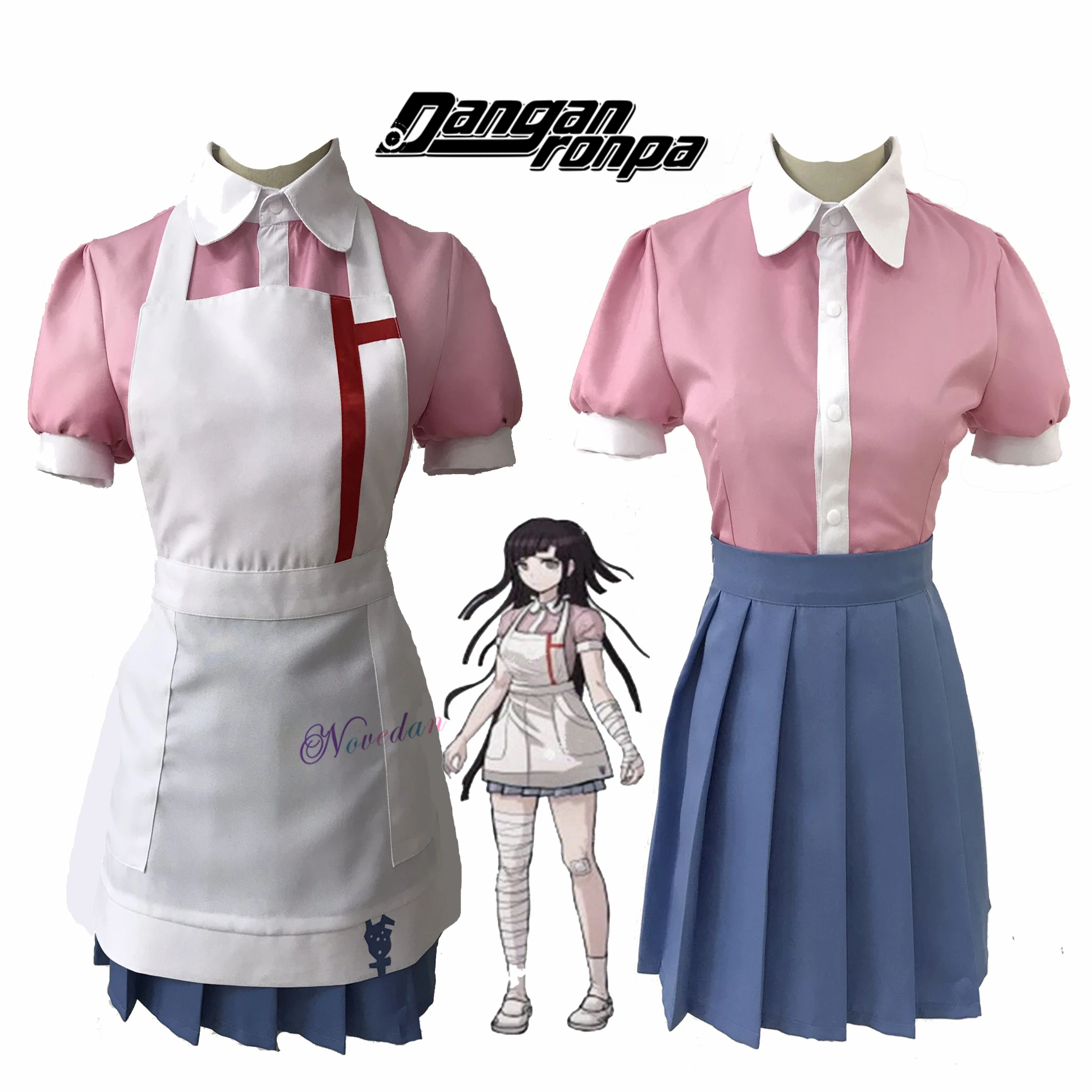 Mikan Tsumiki Cosplay Anime Danganronpa Dangan Ronpa 2 Cosplay Costume ...