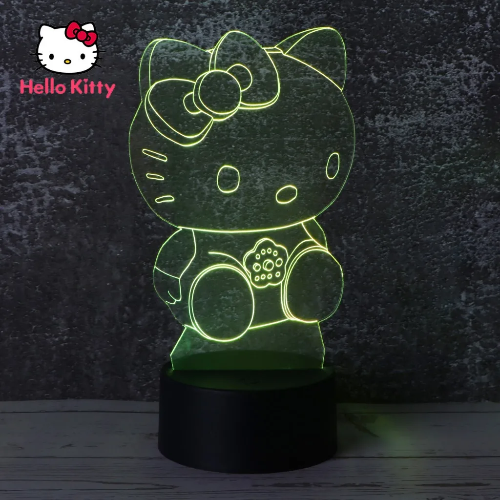 Hello-Kitty-Fashion-Cartoon-Energy-Saving-USB-Acrylic-Three-dimensional ...
