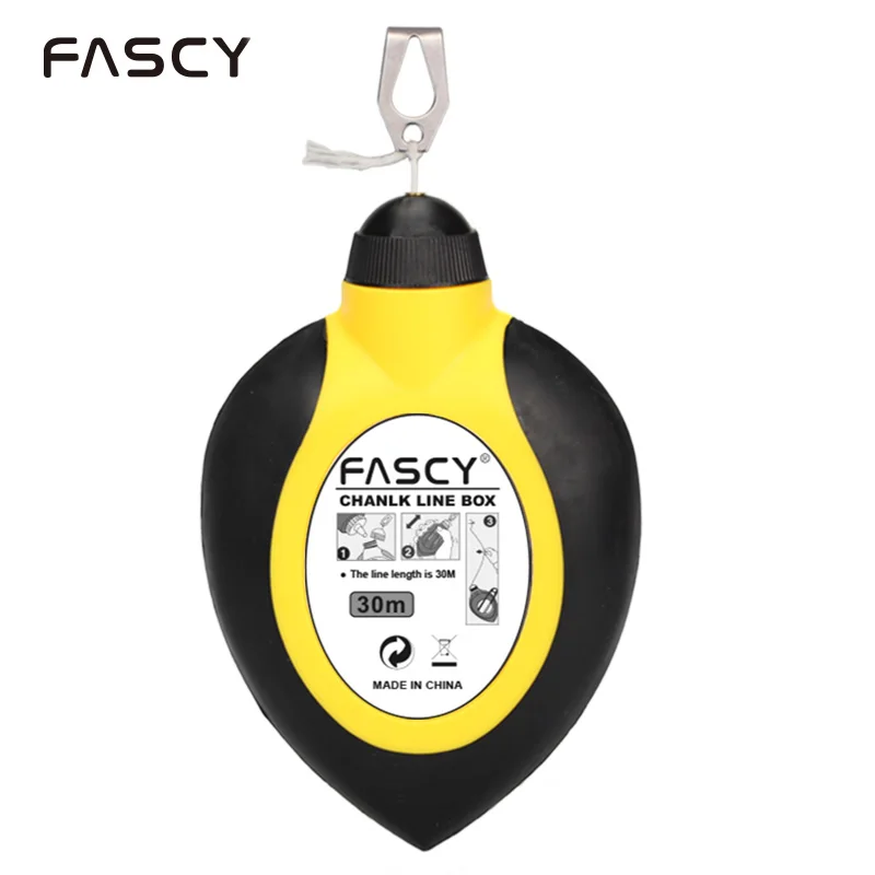 Construction Tool Manual Chalk Line Box 30m Line For Woodworking ...