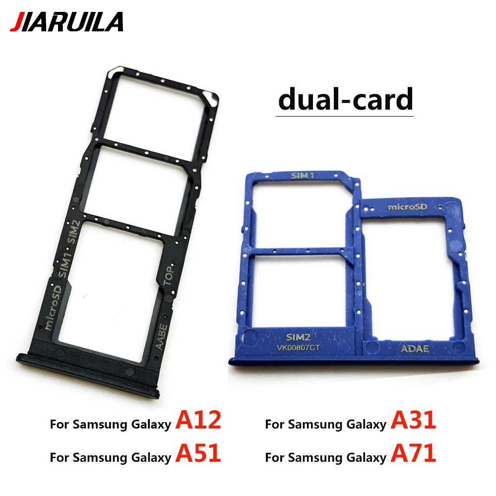 Dual-Card-Sim-Tray-Holder-For-Samsung-Galaxy-A12-A31-A51-A71-A125F-SIM ...