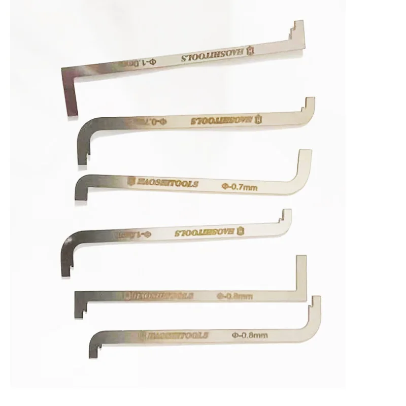 6pcs/Lot Pin Remover Top Pin Plastic Working Pinning Kit for Locksmith ...