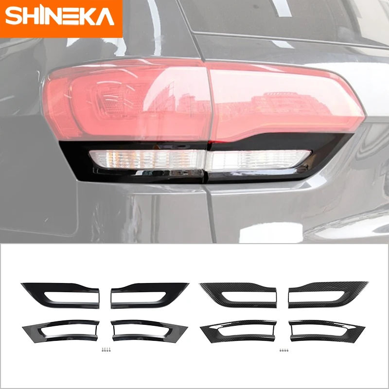 Car Rear Tail Light Lamp Guard Cover Trim Bezel for Jeep Grand Cherokee ...