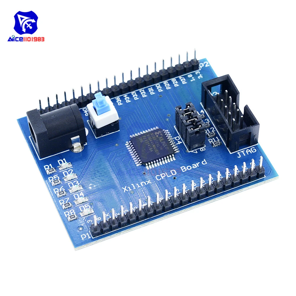 Diymore Xilinx Xc9572xl Cpld Development Board Brassboard Learning Board Jtag Interface Dc Power ...
