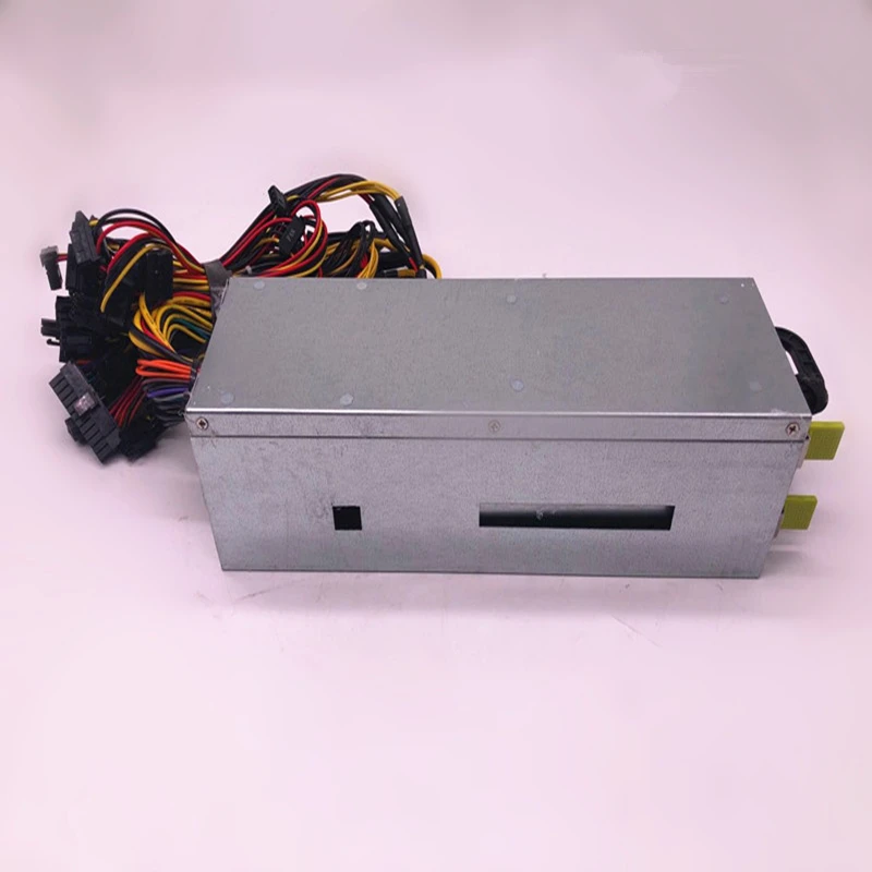 Multi channel Video Card Power Supply Rated 2400W Peak 2600W Mining ...