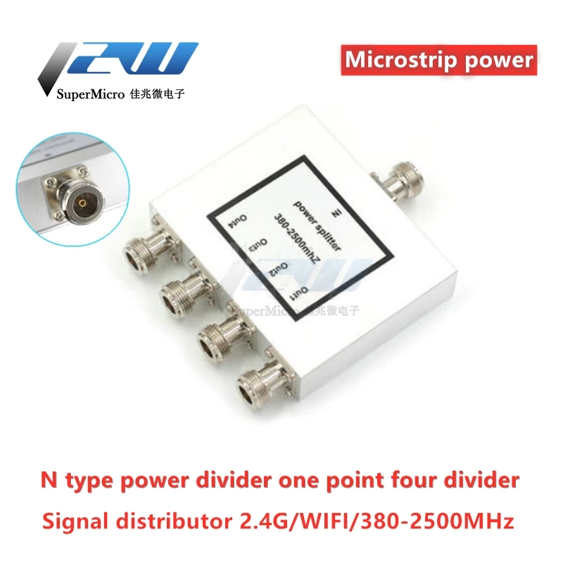 N-type-power-splitter-one-point-four-combiner-microstrip-power-signal ...