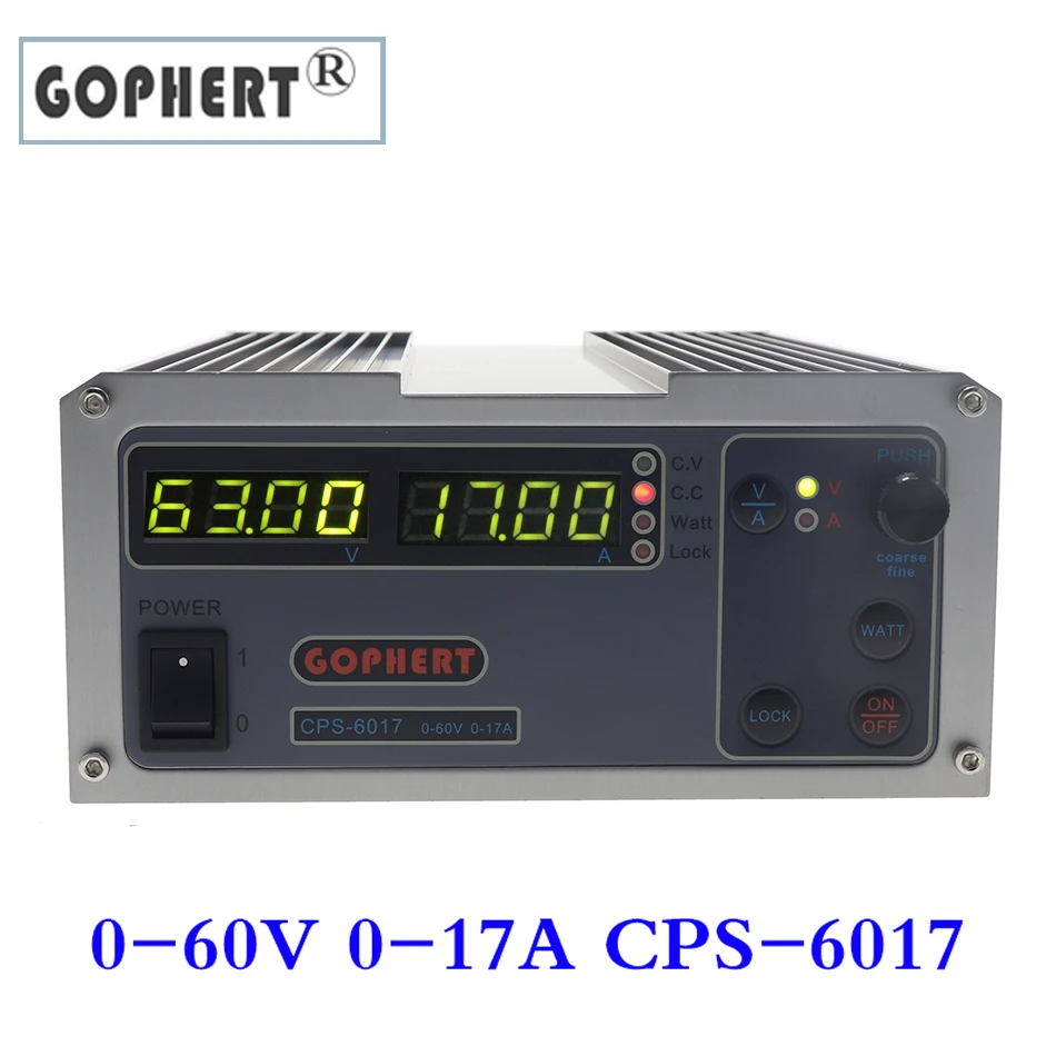 Steady Gophert CPS-6017 DC Switching Power Supply Single Output0-60V 0 ...