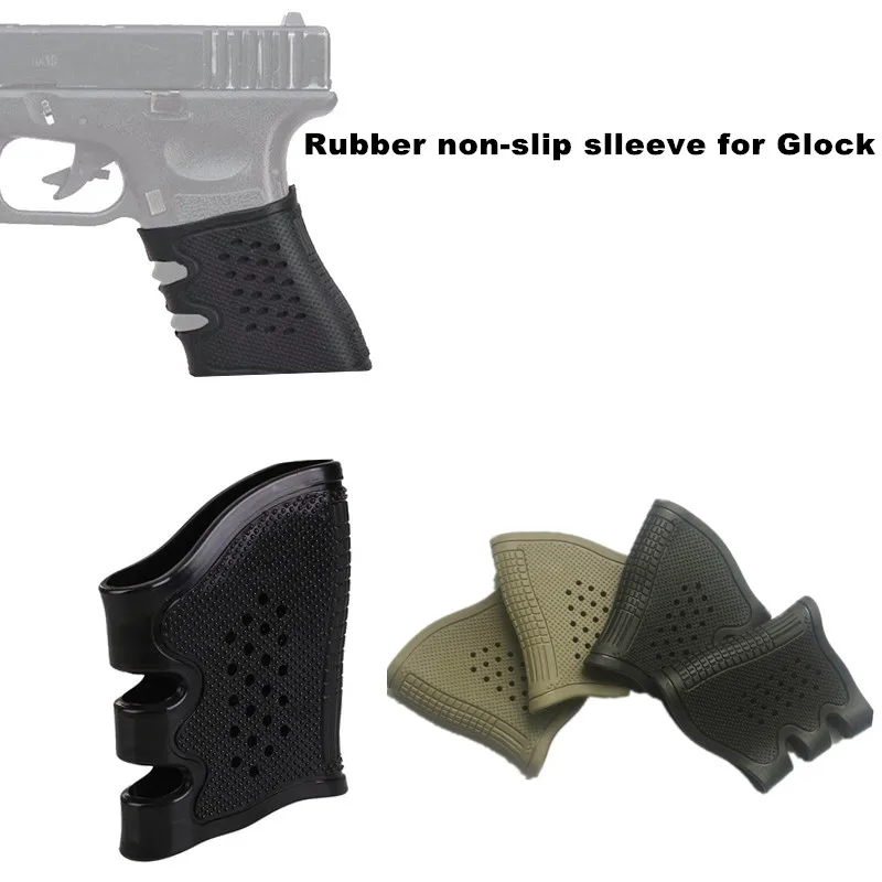 Tactical-Glock-Pistol-Rubber-Grip-Sleeve-Cover-Anti-Slip-for-Stretch ...