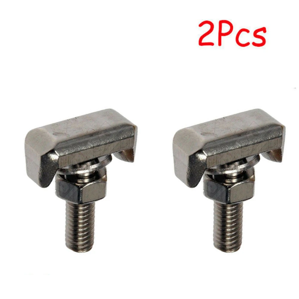 2pcs T-Bolts Stainless Steel Battery Terminal Connectors Cable New ...