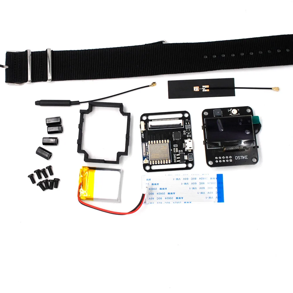 DSTIKE WiFi Deauther Watch ESP8266 макетная плата | Смарт-часы DevKit | Arduino NodeMCU ESP32 ...
