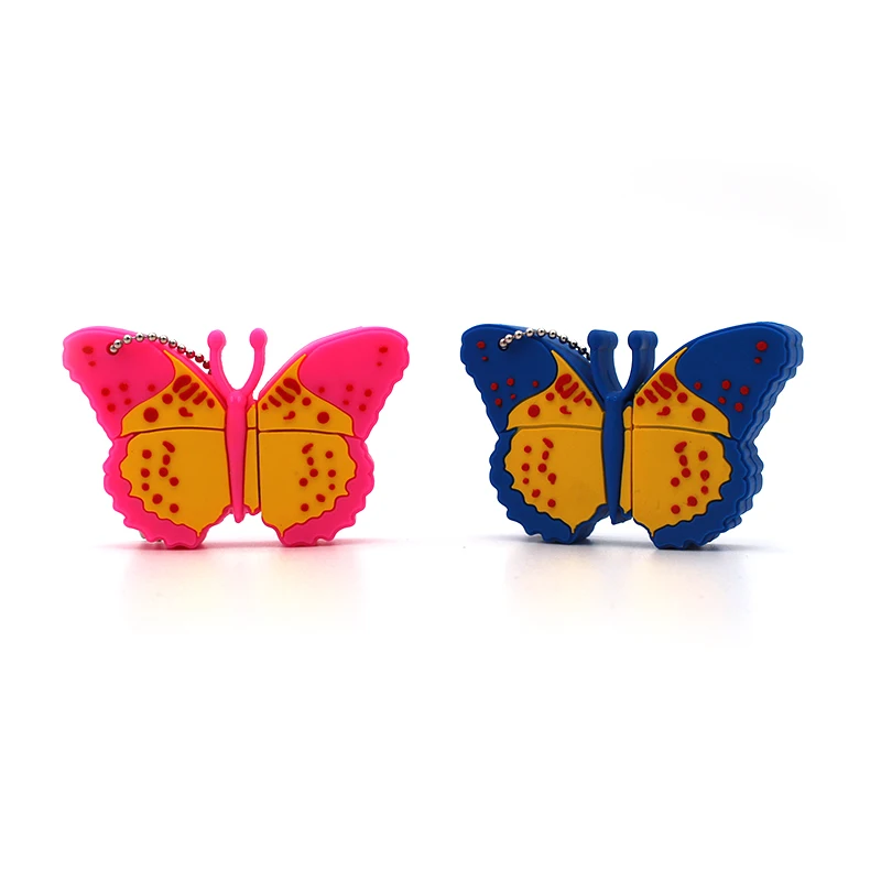 New-Style-Butterfly-Cartoon-Pen-Drive-Usb-Flash-Drive-64GB-Usb-2-0-32GB ...