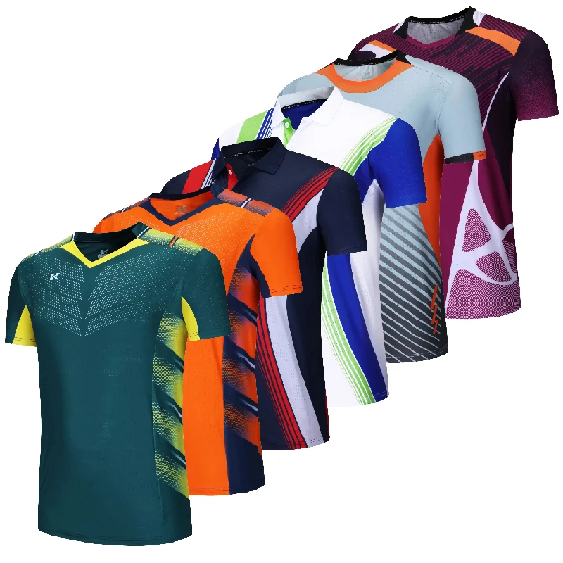 NEW Tennis shirts Women Men Sports clothes Badminton wear shirts Table ...