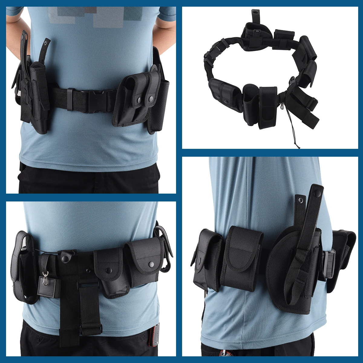 Tactical Utility Belt With Holster