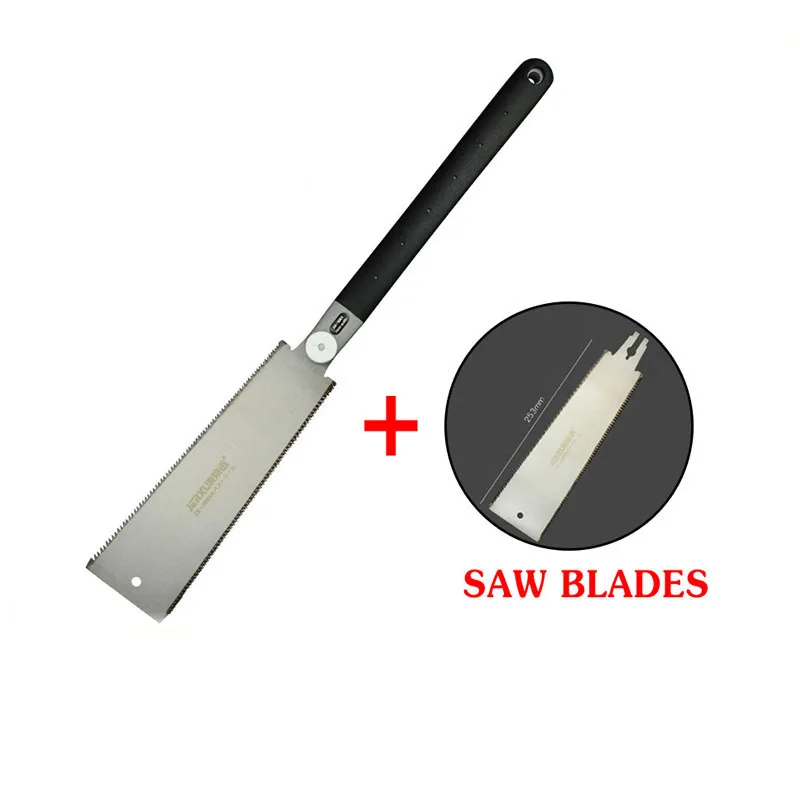 Double Edge Razor Saw Japanese Ryoba Style Pull Saw 14/9 Teeth Hand ...