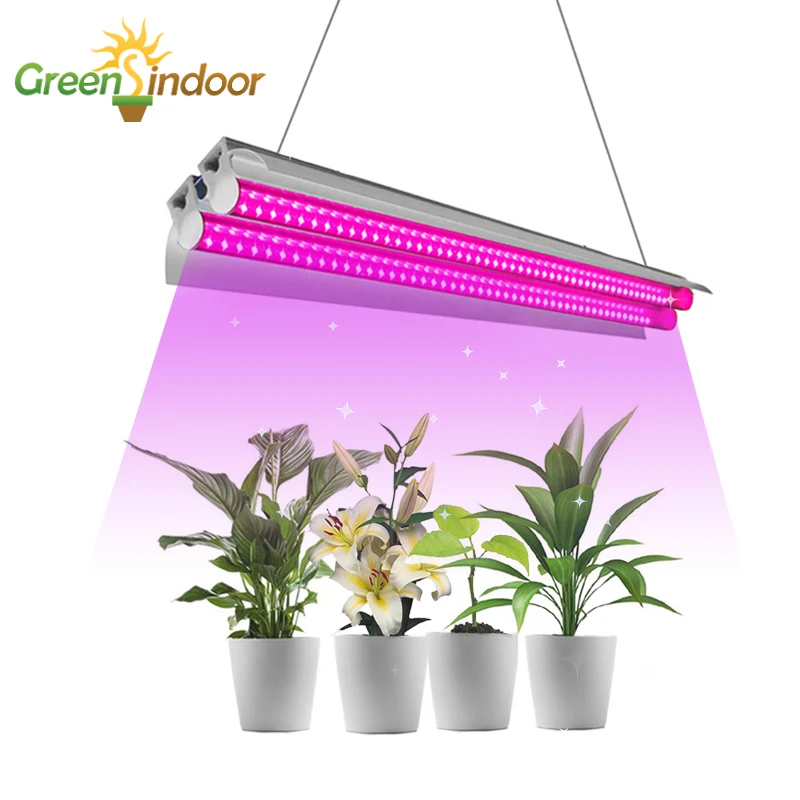 LED Grow Light 100W Full Spectrum 400nm-830nm Phyto Lamp 50cm Growing ...