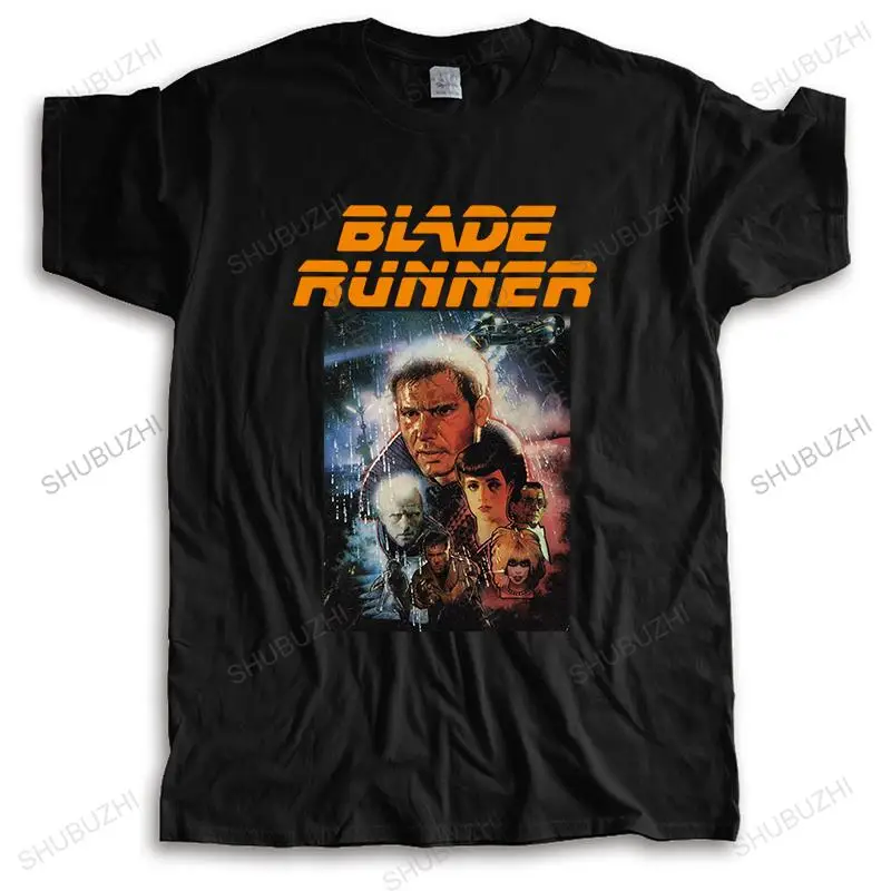 Fashion cotton brand t shirt mens loose tee shirt Blade Runner Retro ...