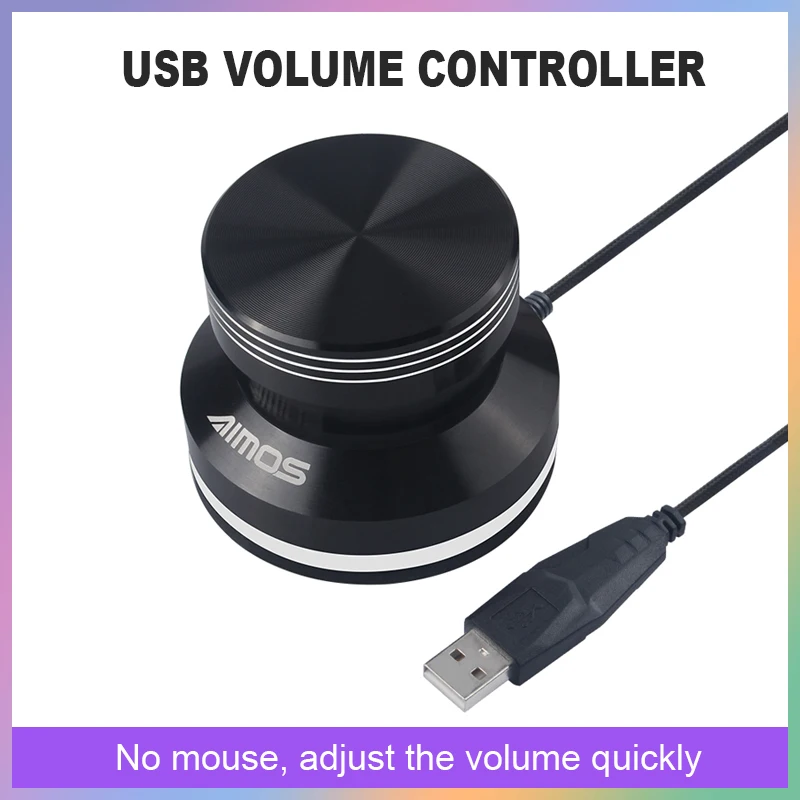 USB Volume Control Knob PC Computer Speaker Audio Volume Control Knob ...